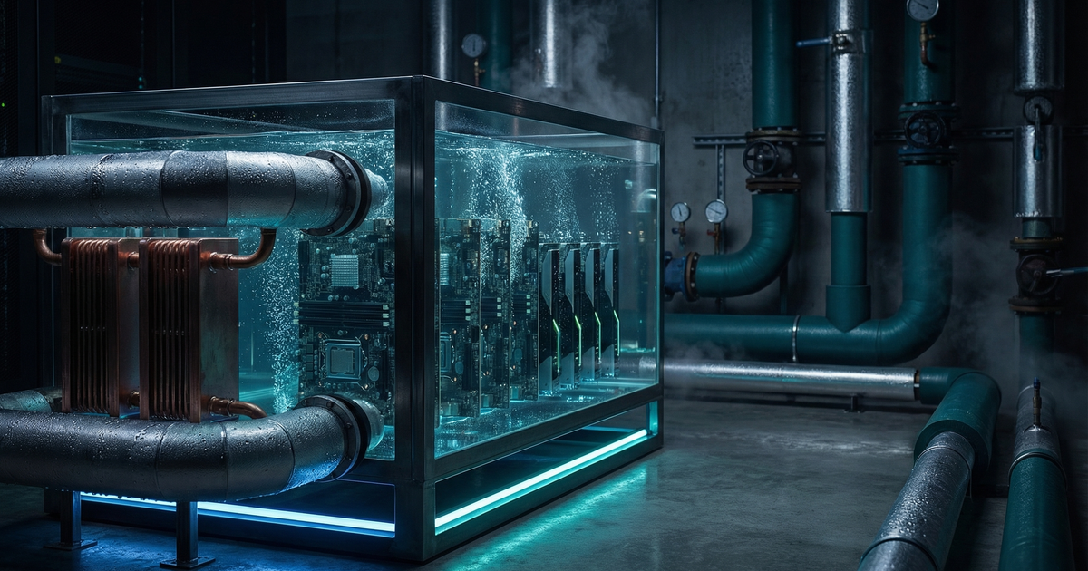 Data Center Cooling Crisis: Immersion Hits $1B as Air Dies